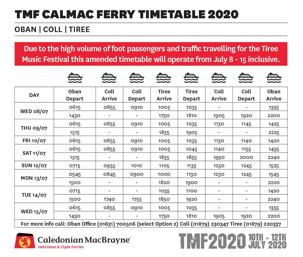 TAKING THE FERRY | TIREE MUSIC FESTIVAL